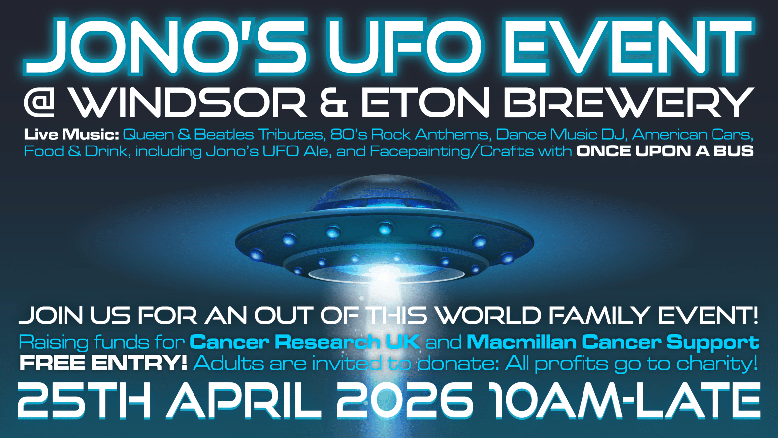 JONO’S UFO EVENT – Windsor & Eton